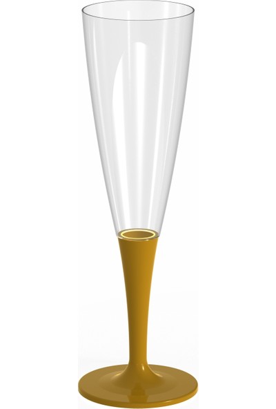 ONSET Plastik Şampanya Kadehi Gold Tek Kullanımlık ve Tekrar Kullanılabilir Parti Kadehi (10 Adet) ONSET Plastik Şampanya Kadehi Gold Tek Kullanımlık ve Tekrar Kullanılabilir Parti Kadehi (10 Adet)