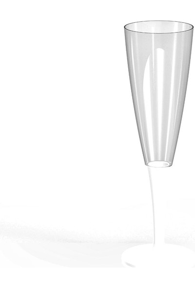 ONSET Plastik Şampanya Kadehi Gold Tek Kullanımlık ve Tekrar Kullanılabilir Parti Kadehi (10 Adet)