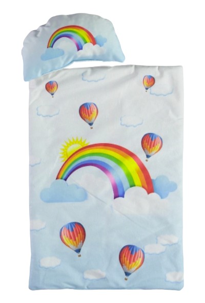 Poo-Poo Alt Açma Minderi Yastıklı Gökkuşağı Baskılı Poo-Poo Alt Açma Minderi Yastıklı Gökkuşağı Baskılı