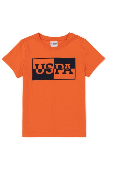 U.S. Polo Assn. Erkek Çocuk Turuncu T-Shirt