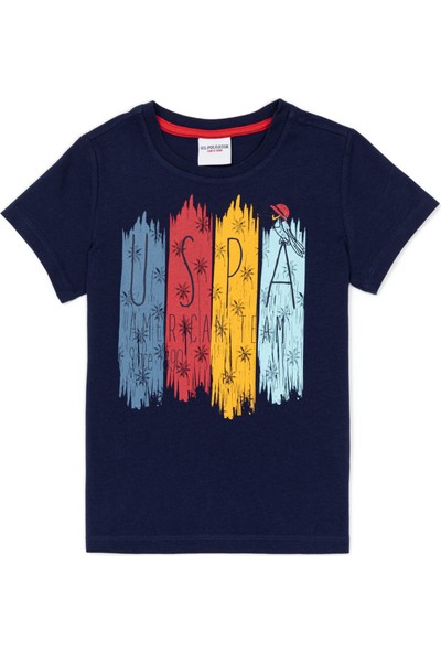U.S. Polo Assn. Erkek Çocuk Lacivert T-Shirt