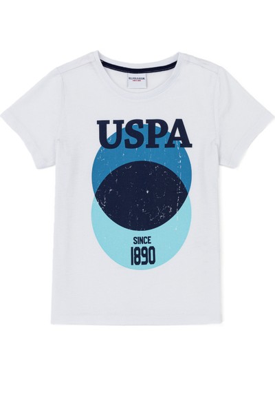 U.S. Polo Assn. Erkek Çocuk Beyaz T Shirt 50252200-VR013