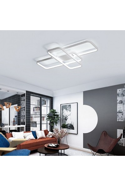 Decobulvar DC30040 86W 6500K (Beyaz Işık) Ledli Dekoratif Tavan Armatürü Decobulvar DC30040 86W 6500K (Beyaz Işık) Ledli Dekoratif Tavan Armatürü