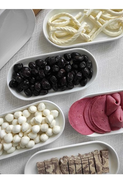 Üçlübahçe 6 Adet Oval Kahvaltılık