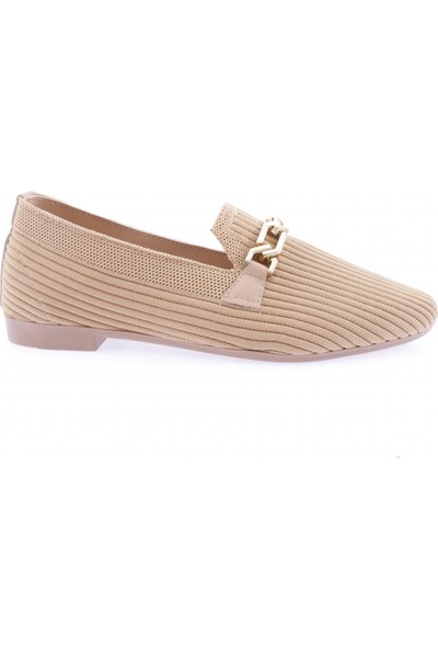 Dgn 1772-1462 Kadın Trıko Loafer Ayakkabı
