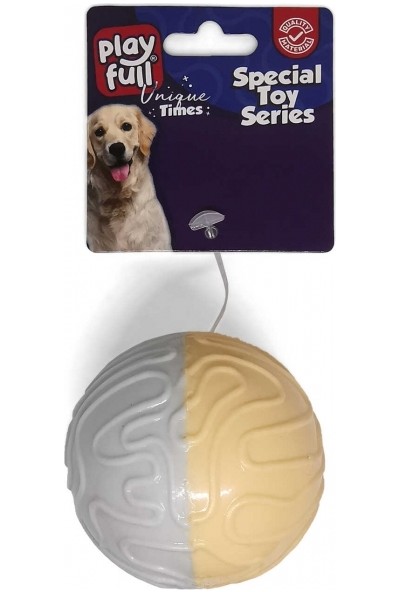 Playfull PF-4013- Öten Tırtıklı Plastik Top Köpek Oyuncağı 6 cm 45 gr Playfull PF-4013- Öten Tırtıklı Plastik Top Köpek Oyuncağı 6 cm 45 gr