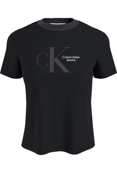 Calvin Klein J20J218200BEH Yuvarlak Yaka Normal Kalıp Siyah Kadın T-Shirt Calvin Klein J20J218200BEH Yuvarlak Yaka Normal Kalıp Siyah Kadın T-Shirt