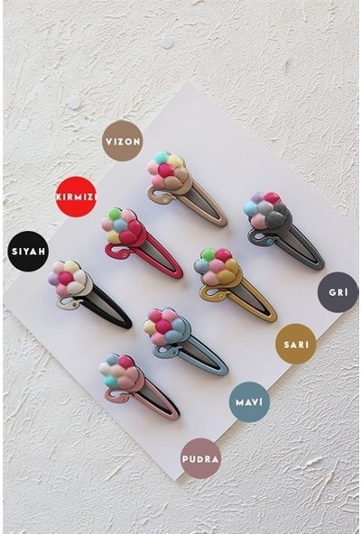 Bebeğine Kuğu Motifli Klips Toka