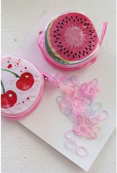 Bebeğine Bebek ve Çocuk Çantalı Mini Lastik Toka