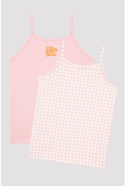 Penti Çok Renkli Kız Çocuk Think Hippie 2li Atlet