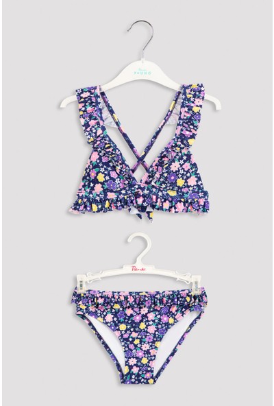 Penti Kız Çocuk Floral Frill Triangle Fırfırlı Bikini Takımı Penti Kız Çocuk Floral Frill Triangle Fırfırlı Bikini Takımı