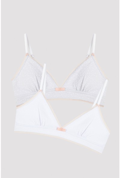 Penti Çok Renkli My First Bra Floral 2li Bralet