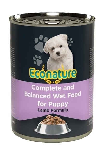 Econature Kuzu Etli Yavru Köpek Konservesi 400gr 12 Li Econature Kuzu Etli Yavru Köpek Konservesi 400gr 12 Li