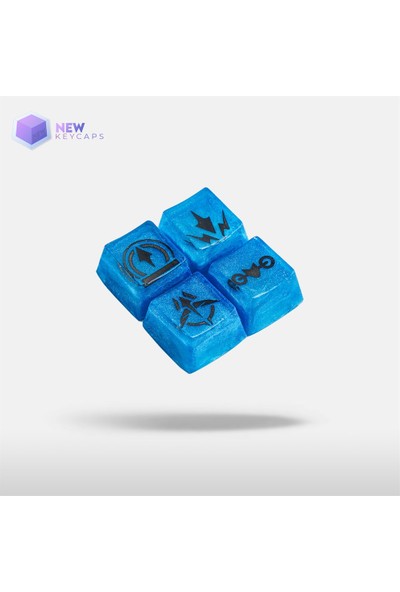 New Keycaps Valorant Sova Tuşları Q-E-X-C Mekanik Klavye Tuşu Artisan Keycaps New Keycaps Valorant Sova Tuşları Q-E-X-C Mekanik Klavye Tuşu Artisan Keycaps