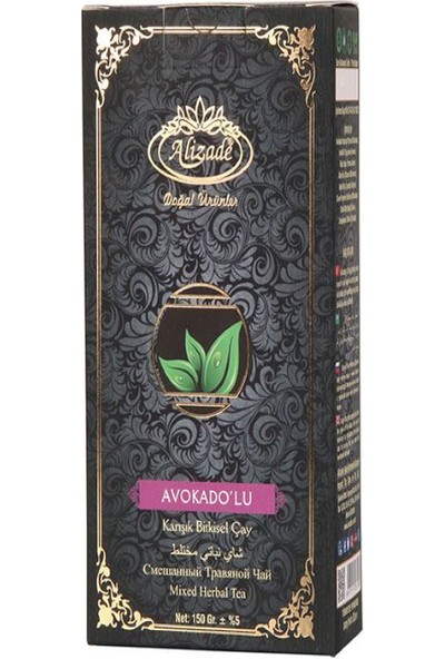 Alizade Avokado'lu Karışık Bitkisel Çay (%100 Doğal) (KOD:ALZ-BM-108) Alizade Avokado'lu Karışık Bitkisel Çay (%100 Doğal) (KOD:ALZ-BM-108)