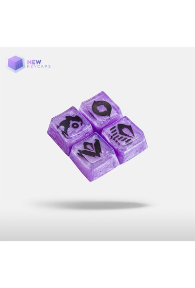New Keycaps Valorant Omen Tuşları Q-E-X-C Mekanik Klavye Tuşu Artisan Keycaps New Keycaps Valorant Omen Tuşları Q-E-X-C Mekanik Klavye Tuşu Artisan Keycaps