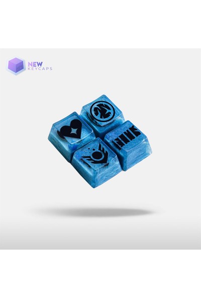 New Keycaps Valorant Sage Tuşları Q-E-X-C Mekanik Klavye Tuşu Artisan Keycaps New Keycaps Valorant Sage Tuşları Q-E-X-C Mekanik Klavye Tuşu Artisan Keycaps