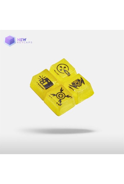 New Keycaps Valorant Raze Tuşları Q-E-X-C Mekanik Klavye Tuşu Artisan Keycaps New Keycaps Valorant Raze Tuşları Q-E-X-C Mekanik Klavye Tuşu Artisan Keycaps