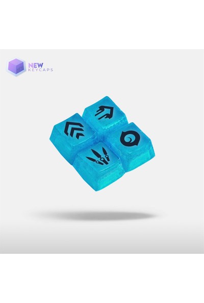New Keycaps Valorant Jett Tuşları Q-E-X-C Mekanik Klavye Tuşu Artisan Keycaps New Keycaps Valorant Jett Tuşları Q-E-X-C Mekanik Klavye Tuşu Artisan Keycaps