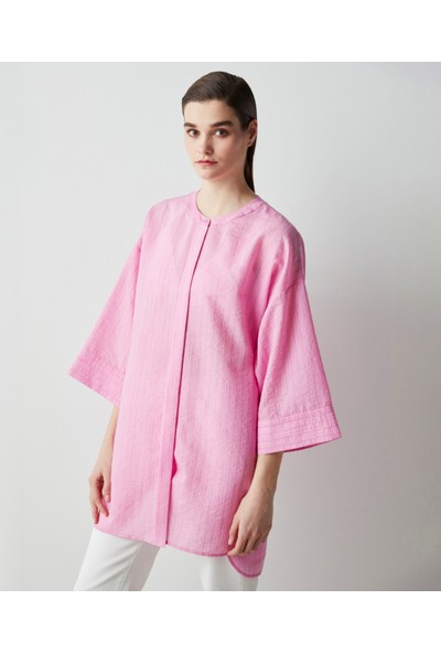 Çizgili Dokuma Gömlek