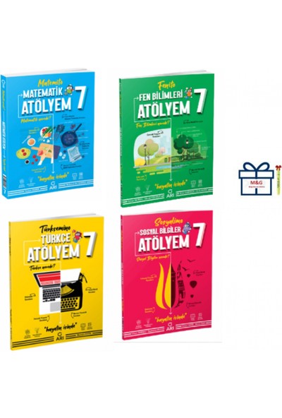 Arı Yayıncılık 7. Sınıf Atölyem Set (Türkçe,matematik,fen,sosyal) (Ciltli) Arı Yayıncılık 7. Sınıf Atölyem Set (Türkçe,matematik,fen,sosyal) (Ciltli)