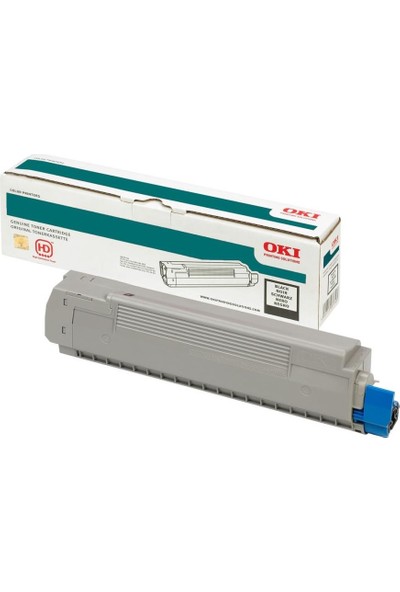 Okı MC873 15.000 Sayfa Black Siyah Toner 45862818 Okı MC873 15.000 Sayfa Black Siyah Toner 45862818