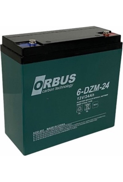 Orbus 12V 24A Elektrikli Bisiklet Aküsü