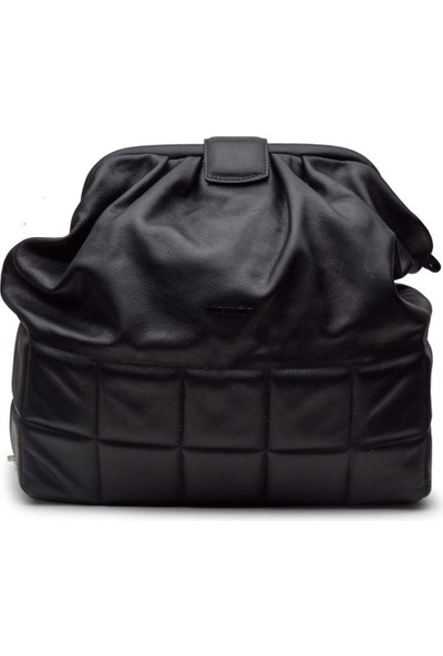 Vic Matie Page Deri Kapitone Detaylı Çanta