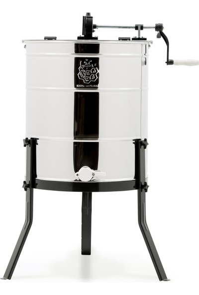 Benka 4 Çerçeveli Bal Süzme Makinesi Manuel Boyalı Sepet