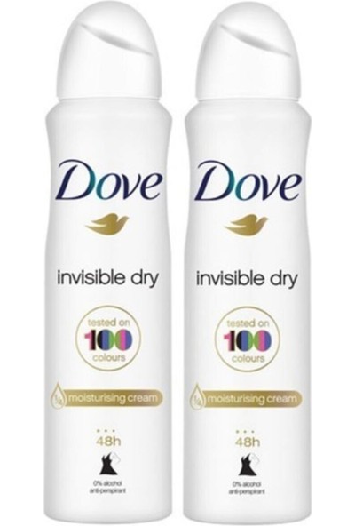 Dove Kadın Deodorant Anti-Perspirant Invisible Dry 150 ml - 2'li Avantaj Paketi Dove Kadın Deodorant Anti-Perspirant Invisible Dry 150 ml - 2'li Avantaj Paketi