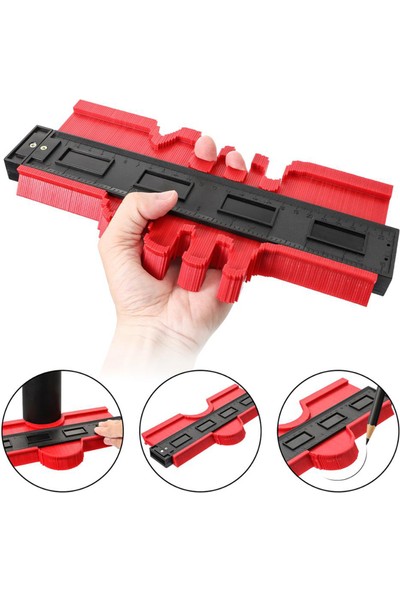 Şablon Çıkarma Cetveli Şekil Alıcı Cetvel Şablon Şablon Ölçer 25 cm En Büyük Boy Şablon Çıkarma Cetveli Şekil Alıcı Cetvel Şablon Şablon Ölçer 25 cm En Büyük Boy