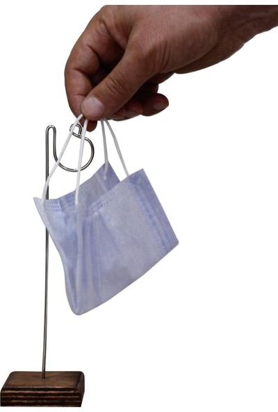 Burcom Güvenli Maske Takma Aparatı Tekli Askı