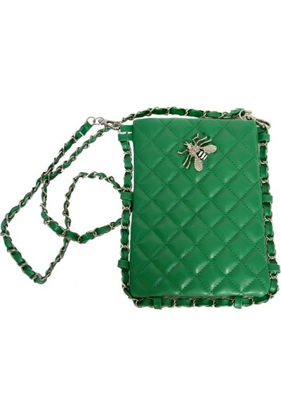 Cool and Cute - Aksesuarlı Kapitone Mini Çanta Cool and Cute - Aksesuarlı Kapitone Mini Çanta