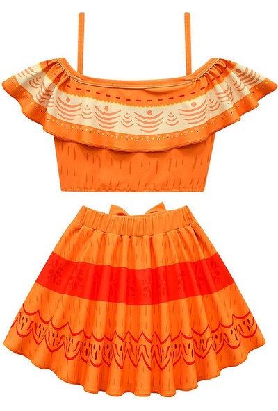 Love Home Encanto Kız Çocuk Tek Omuz Mayo (Yurt Dışından)