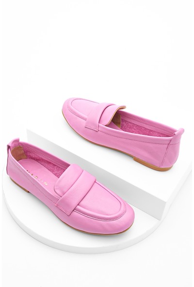 Marjin Kadın Loafer Deri Günlük Ayakkabı Token