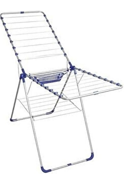 Enzelo Teknor Lüx Mandal Sepetli Çamaşır Kurutmalık Çamaşır Askılığı