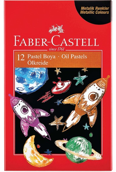 Faber-Castell Metalik Pastel Boya 12'li Faber-Castell Metalik Pastel Boya 12'li