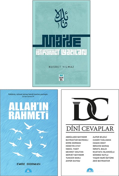 Maide - Allah'ın Rahmeti - Dini Cevaplar 3 Kitap Set Maide - Allah'ın Rahmeti - Dini Cevaplar 3 Kitap Set