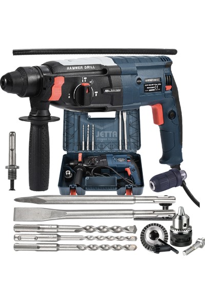 Jetta Power Tools Metal Şanzıman Profesyonel Kırıcı Delici Otomatik Kafa +Vidalama 5 Parça Hlti Jetta Power Tools Metal Şanzıman Profesyonel Kırıcı Delici Otomatik Kafa +Vidalama 5 Parça Hlti