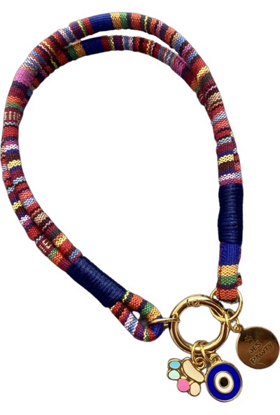 Jespawty Renkli Ip Halat Kedi Köpek Kolyesi Charm Uçlu Jespawty Renkli Ip Halat Kedi Köpek Kolyesi Charm Uçlu
