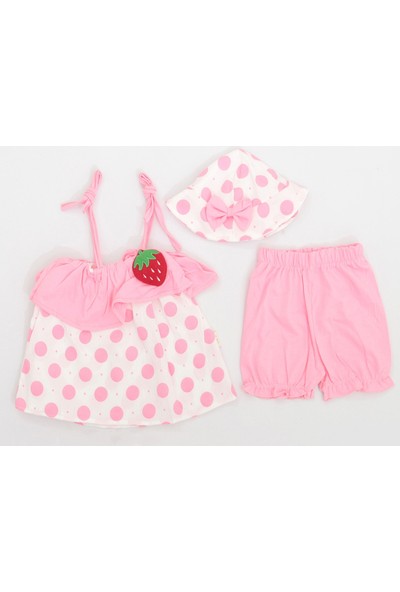 EKSPRES16 Lüks Hediyelik Bebek Meyve Puantiyeli 3'lü Takım 6-16 Ay