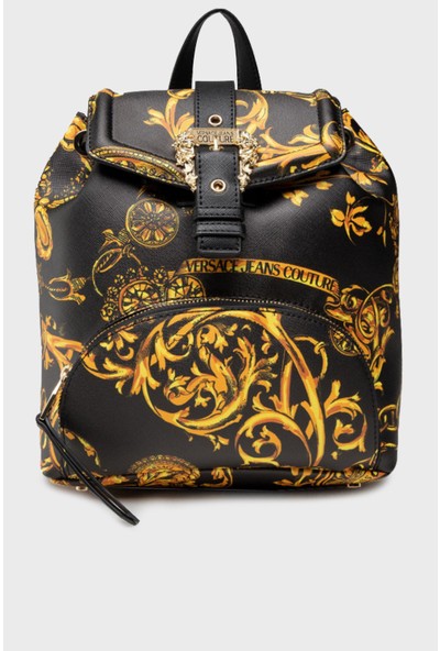 Couture Versacejeans Couture Barok Desenli Ayarlanabilir Askılı Çanta Bayan Çanta 71VA4BF8 71880 G89 Couture Versacejeans Couture Barok Desenli Ayarlanabilir Askılı Çanta Bayan Çanta 71VA4BF8 71880 G89