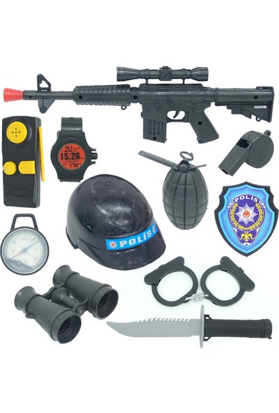 Özdemir Oyuncak 122 Büyük Polis Seti