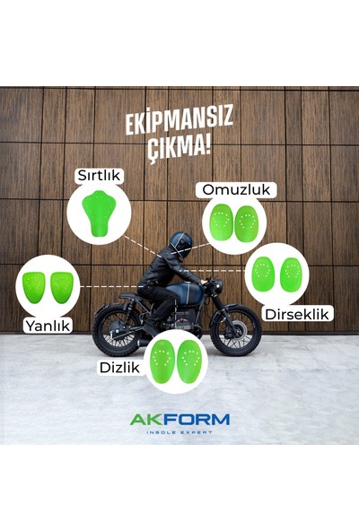 Active Team - Motosiklet Mont ve Pantolon Koruma Seti Active Team - Motosiklet Mont ve Pantolon Koruma Seti