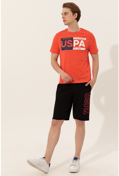 U.S. Polo Assn. Erkek Siyah Örme Şort