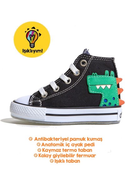 Dudino Icon Dino Işıklı Unisex Çocuk Sneaker