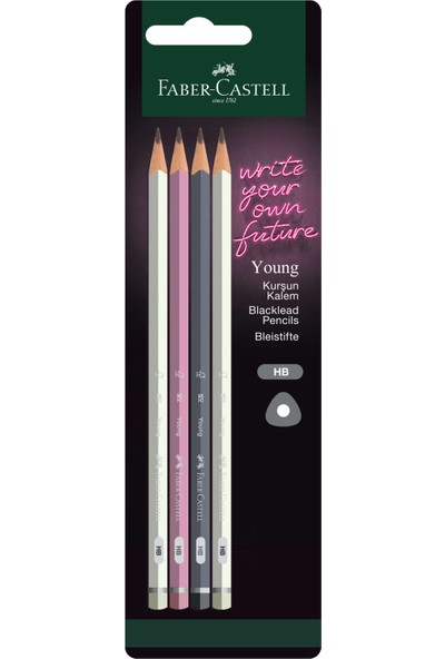Faber-Castell Bls. Young Mercanlı Kk Hb Üçg 4'lü Fsc Faber-Castell Bls. Young Mercanlı Kk Hb Üçg 4'lü Fsc