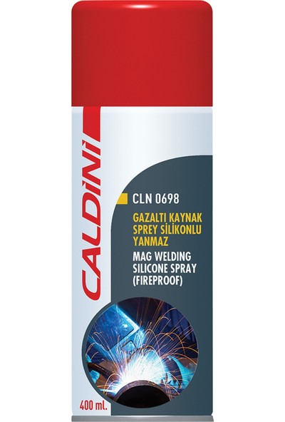 Caldini Gazaltı Kaynak Silikonlu (Yanmaz) Sprey 400 ml Caldini Gazaltı Kaynak Silikonlu (Yanmaz) Sprey 400 ml