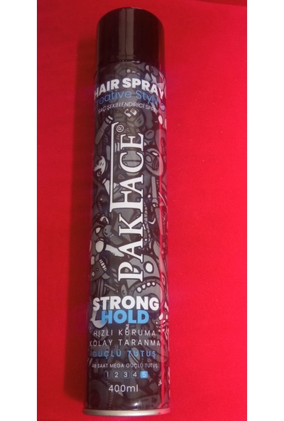 Pakface Ultra Strong Hold 400 Ml. Saç Spreyi Hızlı Kuruma Pakface Ultra Strong Hold 400 Ml. Saç Spreyi Hızlı Kuruma