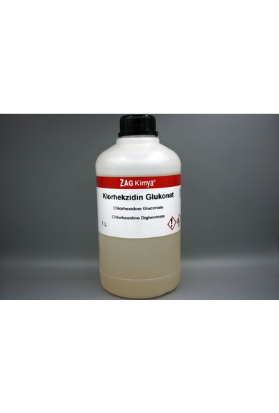 Zag Kimya Klorheksidin Glukonat %20 1lt Zag Kimya Klorheksidin Glukonat %20 1lt